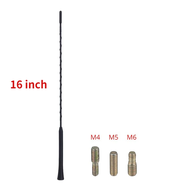 Universal Car Stereo Radio FM/AM Signal Aerial Amplified Antenna Car ...