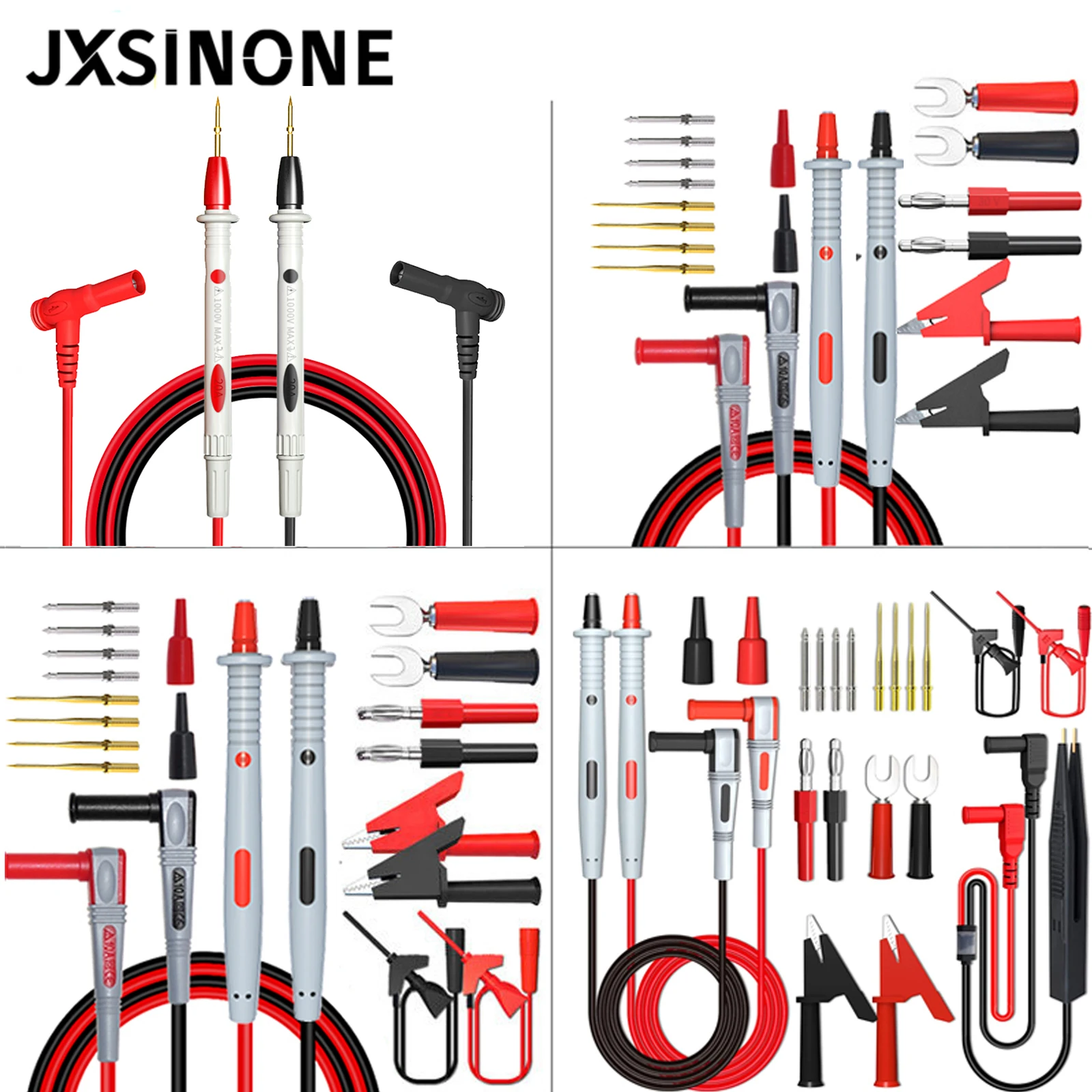 JXSINONE-P1503-Multimeter-Probe-replaceable-needles-test-leads-kits ...