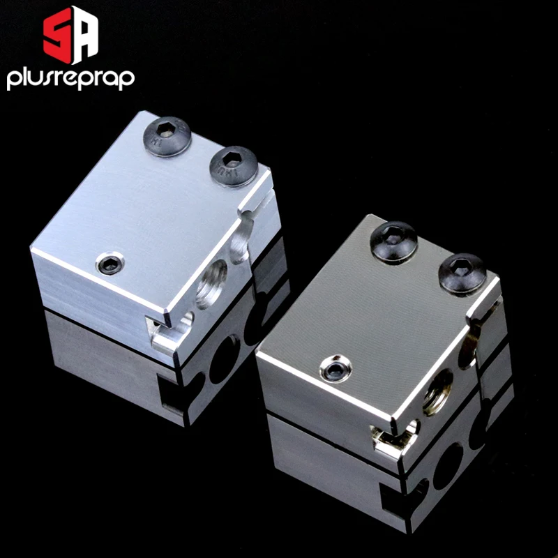 Aluminum Heat Block Extruder | V6 Heat Block Pt100 | 3d Printer Hotend ...