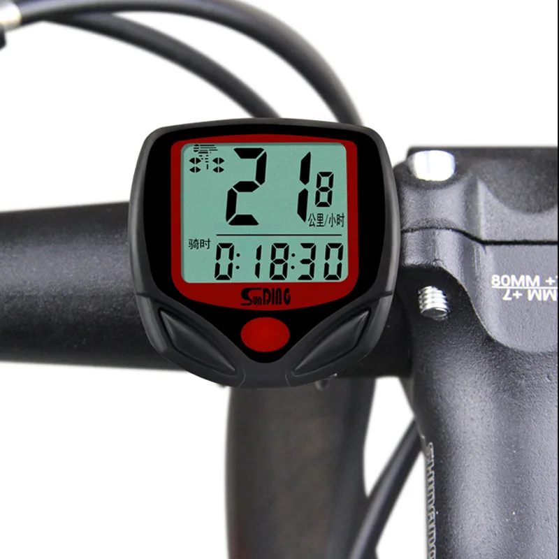 Waterproof Bicycle Bike Cycle Lcd Display Digital Computer Speedometer ...