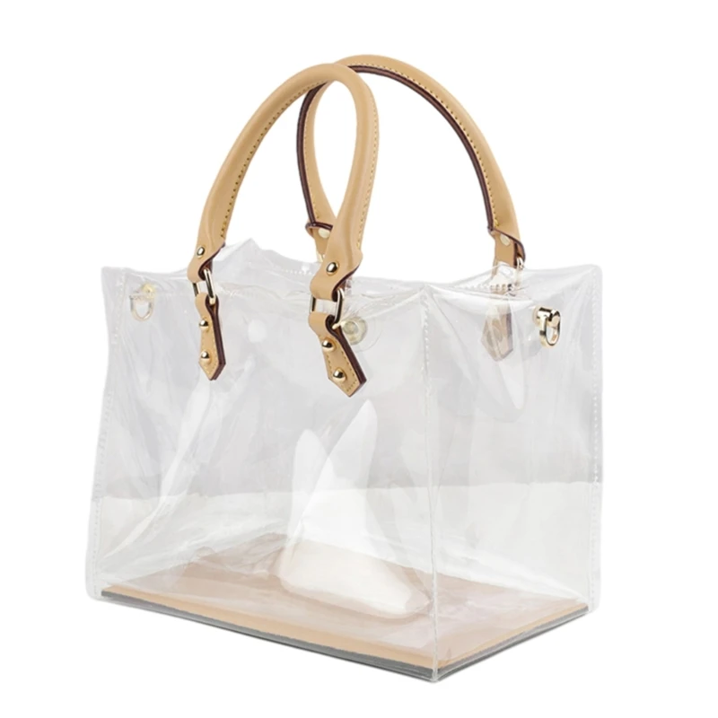 Clear-PVC-DIY-Tote-Bag-Handbag-Making-Handmade-Gift-Bags-Craft ...