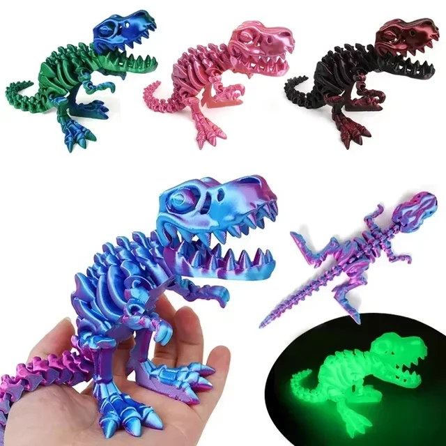 3D Printed Dragon & T-Rex Skeleton – Everyday Kids Needs