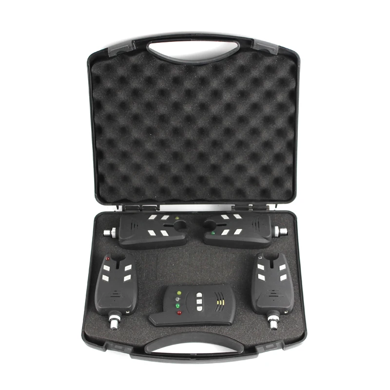 Waterproof Wireless LED Fishing Bite Alarm Digital Tone Volume ...