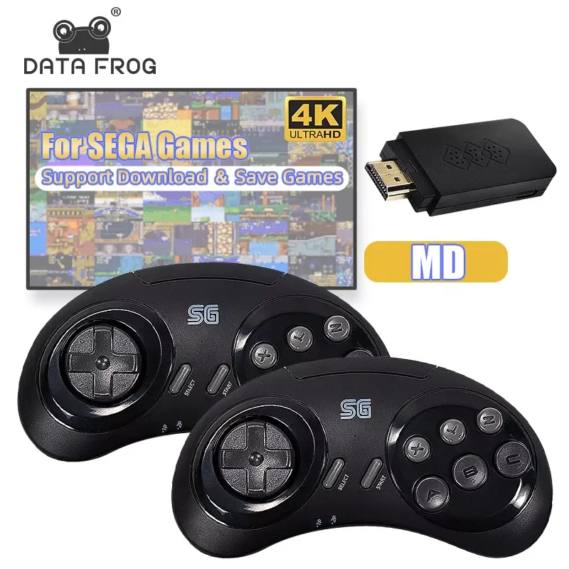 DATA FROG Y2 SG 16 Bit 4K Game Stick for MD Sega Mini Video Game ...
