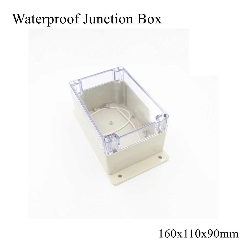 160x110x90mm-Junction-Box-Clear-Transparent-Cover-IP65-ABS-PC ...