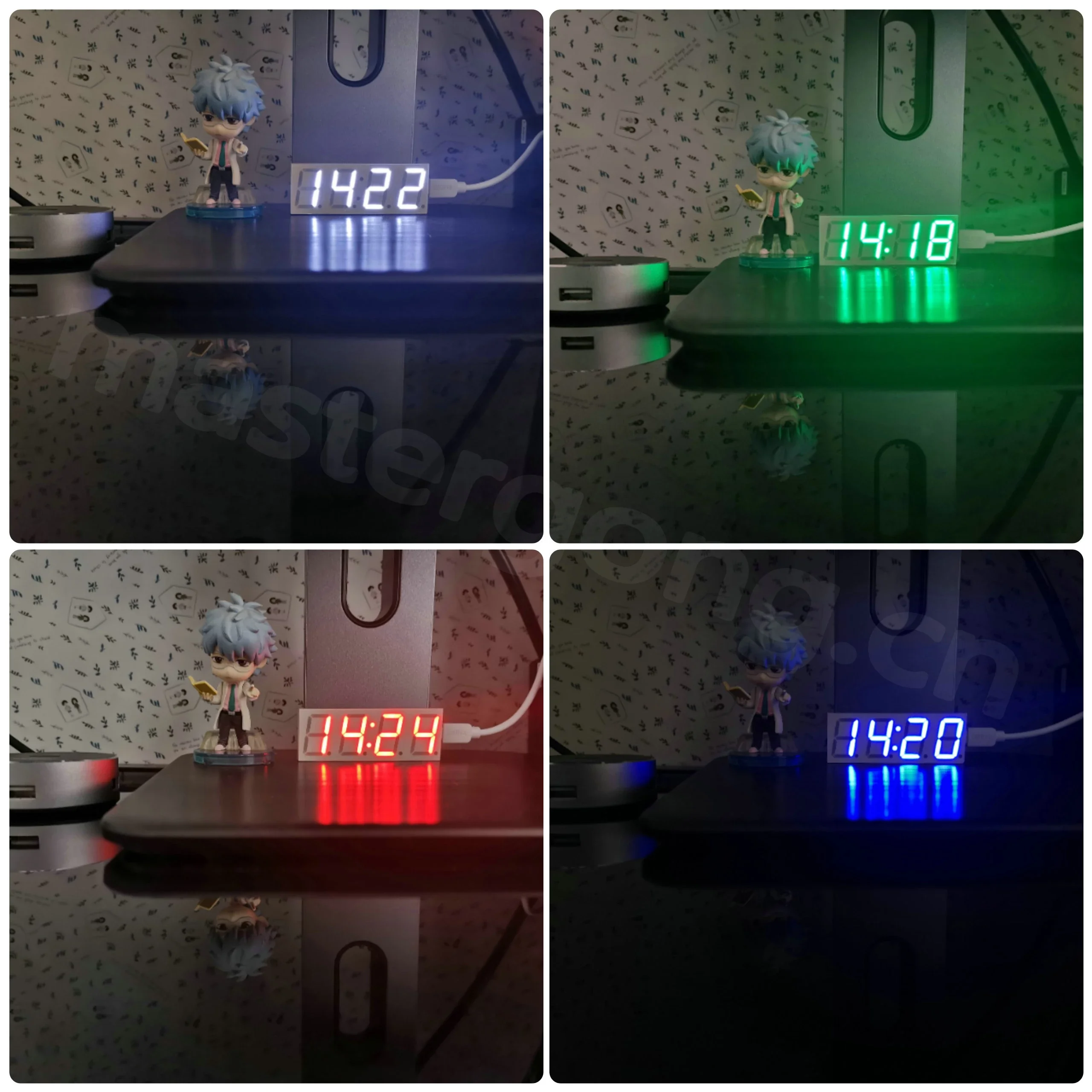 WIFI-Clock-NTP-Time-Service-Automatic-Time-Synchronization-0-8-inch ...