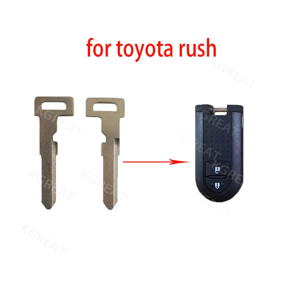10pcs Emergency Smart Prox Remote Key Fob Uncut Blade Blank Insert for ...