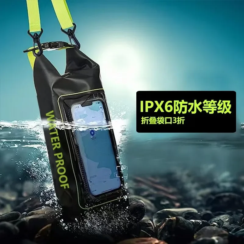 New 2L waterproof bag, outdoor diagonal cross bag, 2-in-1 mobile phone ...
