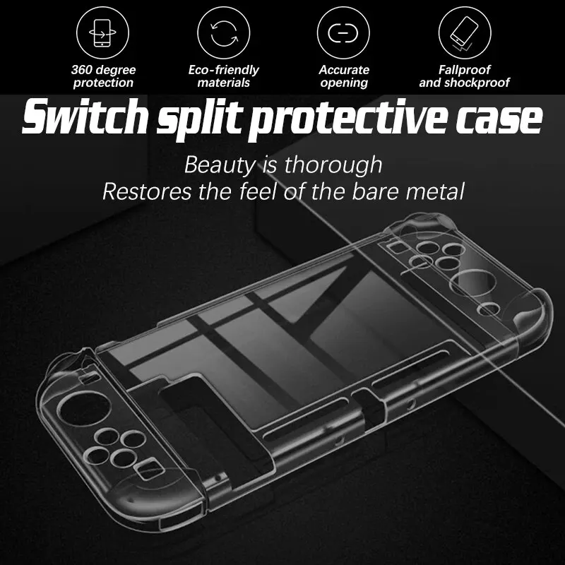 Suitable-for-Nintendo-Switch-Transparent-Protective-Case-Light-Hard-PC ...