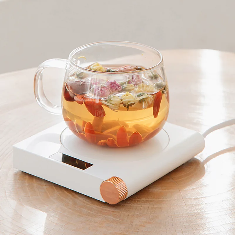컵 워머 머그잔 히터 차 메이커 가열 코스터 커피 우유 차 워머 패드 Usb 전기 플레이트 5 기어 데스크탑 히터