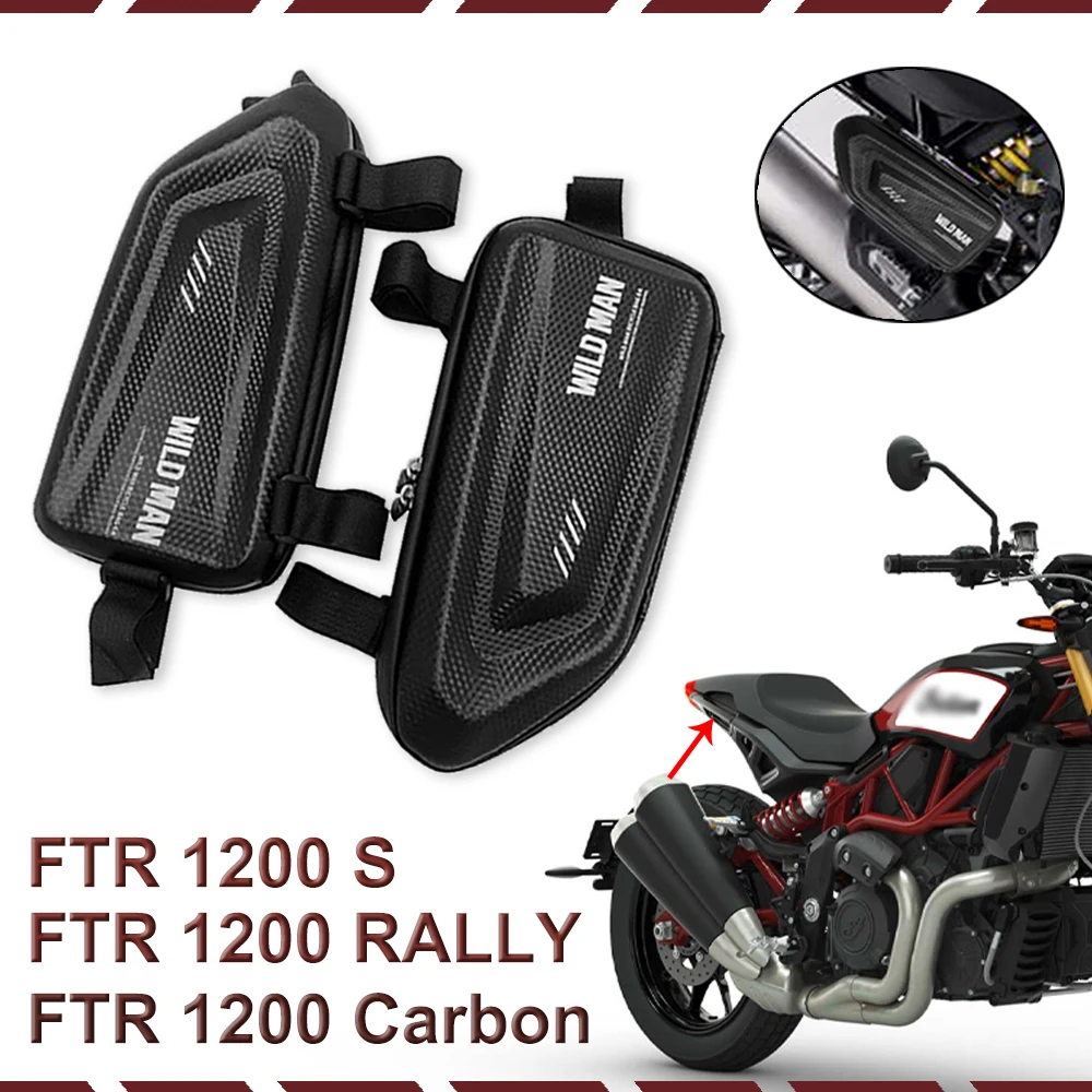 For-FTR-1200-S-RALLY-Carbon-motorcycle-modified-side-bag-waterproof ...