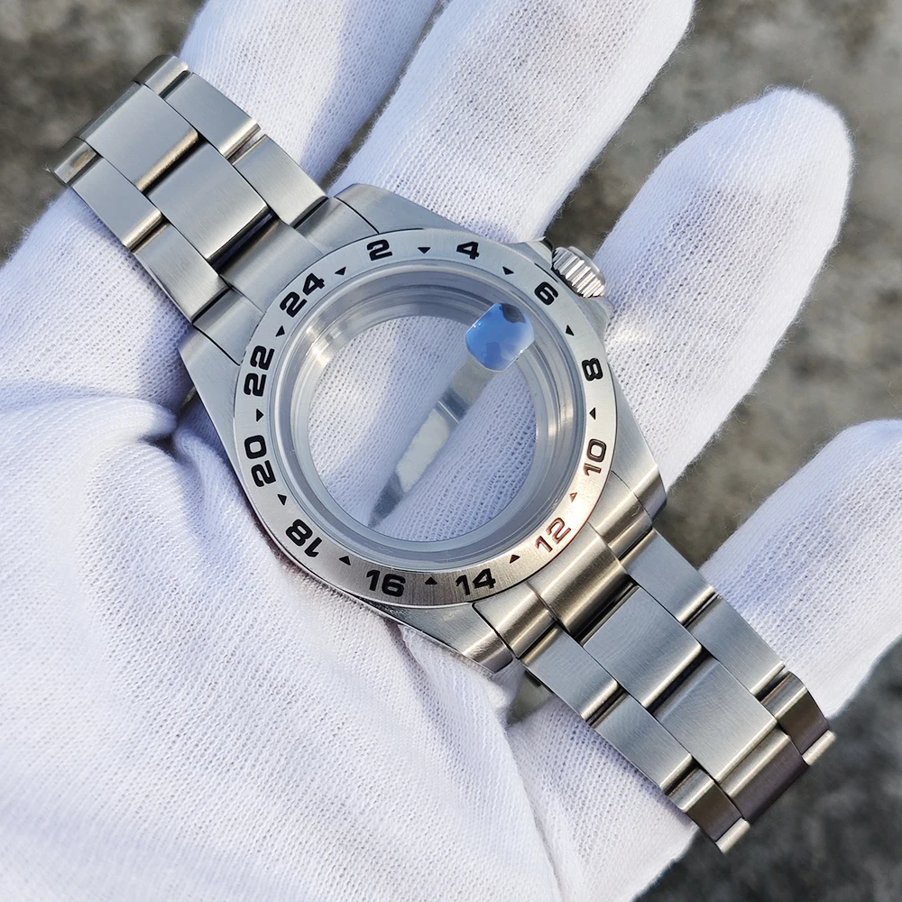 EXP-caja-de-reloj-con-bisel-GMT-de-39mm-24-horas-para-NH34-NH35-NH36 ...