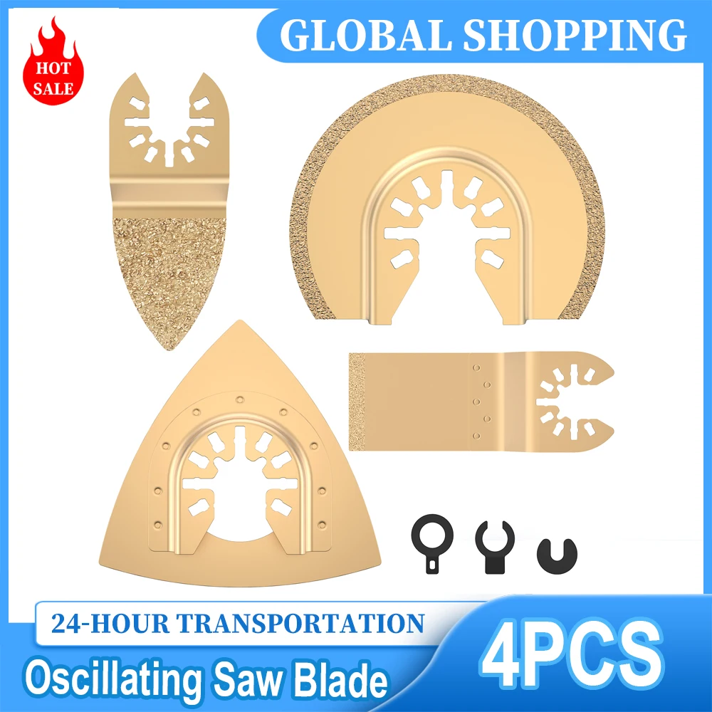4Pcs-Diamond-Carbide-Oscillating-Saw-Blade-Set-Quick-Release-Mixed ...