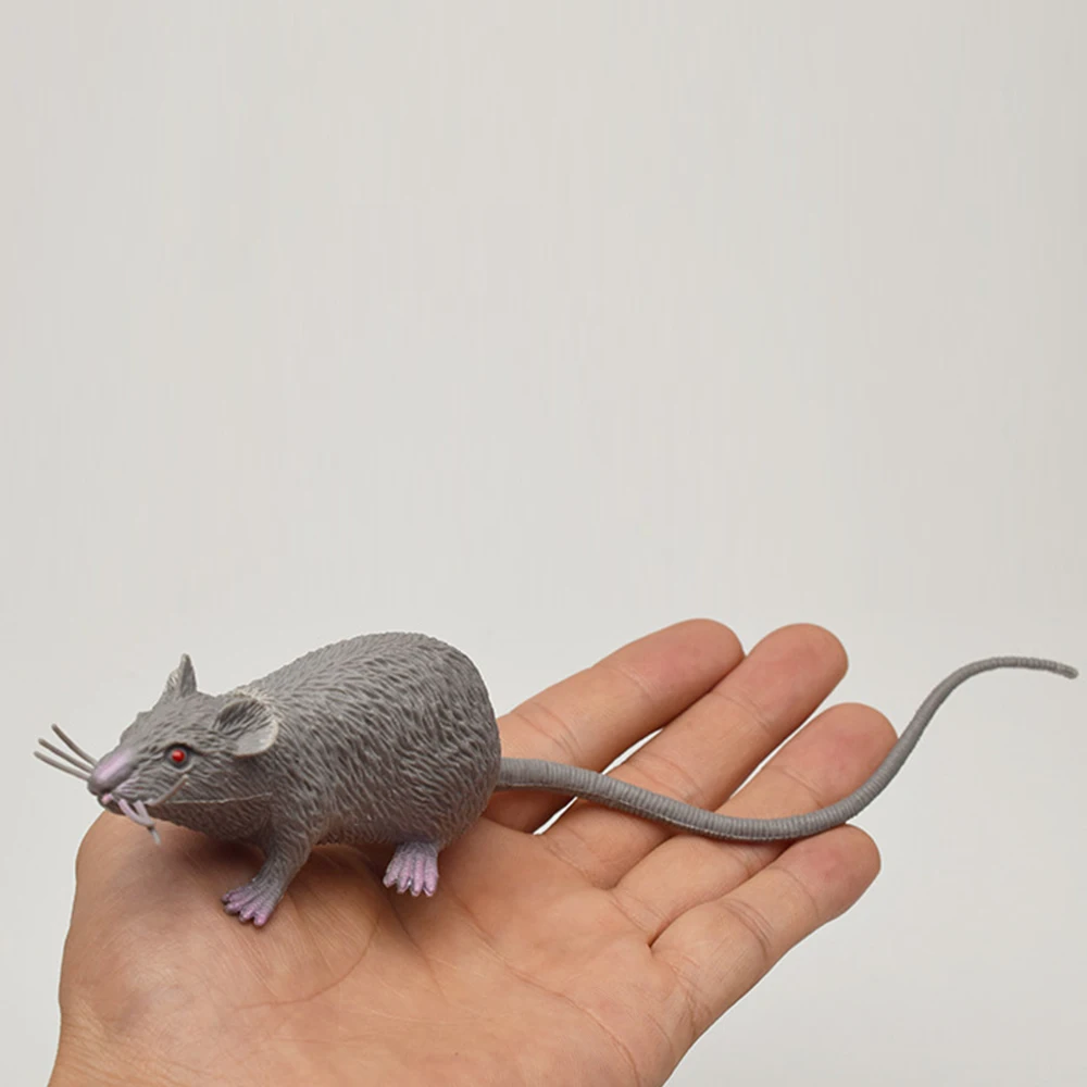 22cm Lifelike Small Rat Fake Mouse Model Prop Halloween Gift Toy Party ...