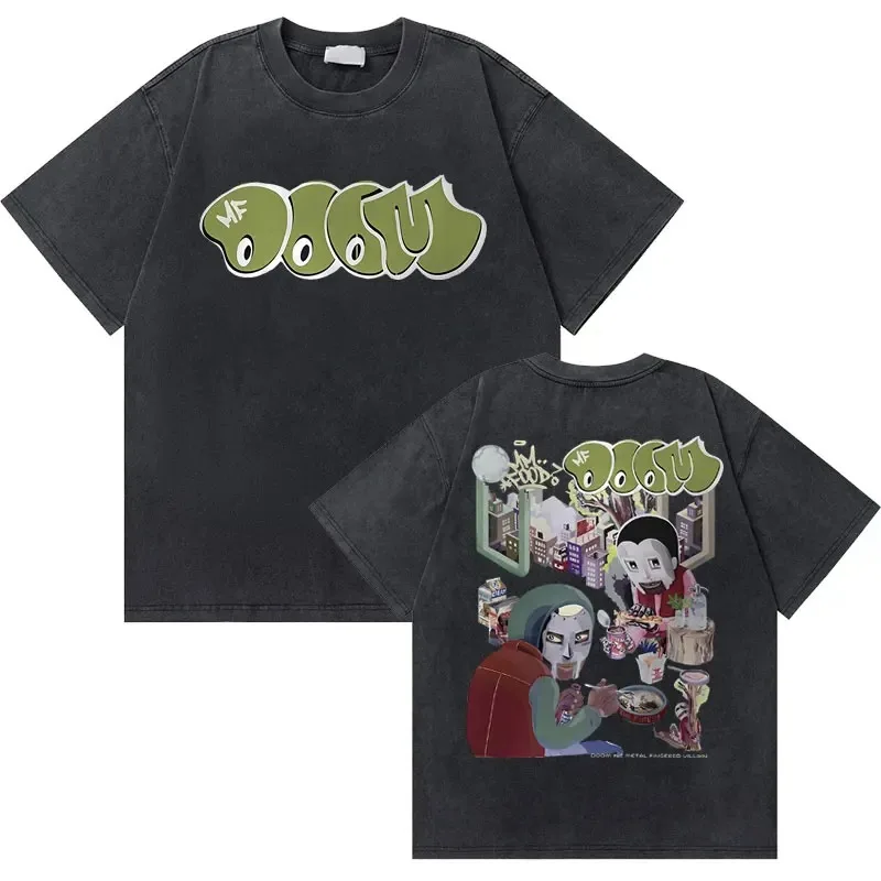 Camiseta gráfica del día del juicio final del rapero Mf Doom MM FOOD ...