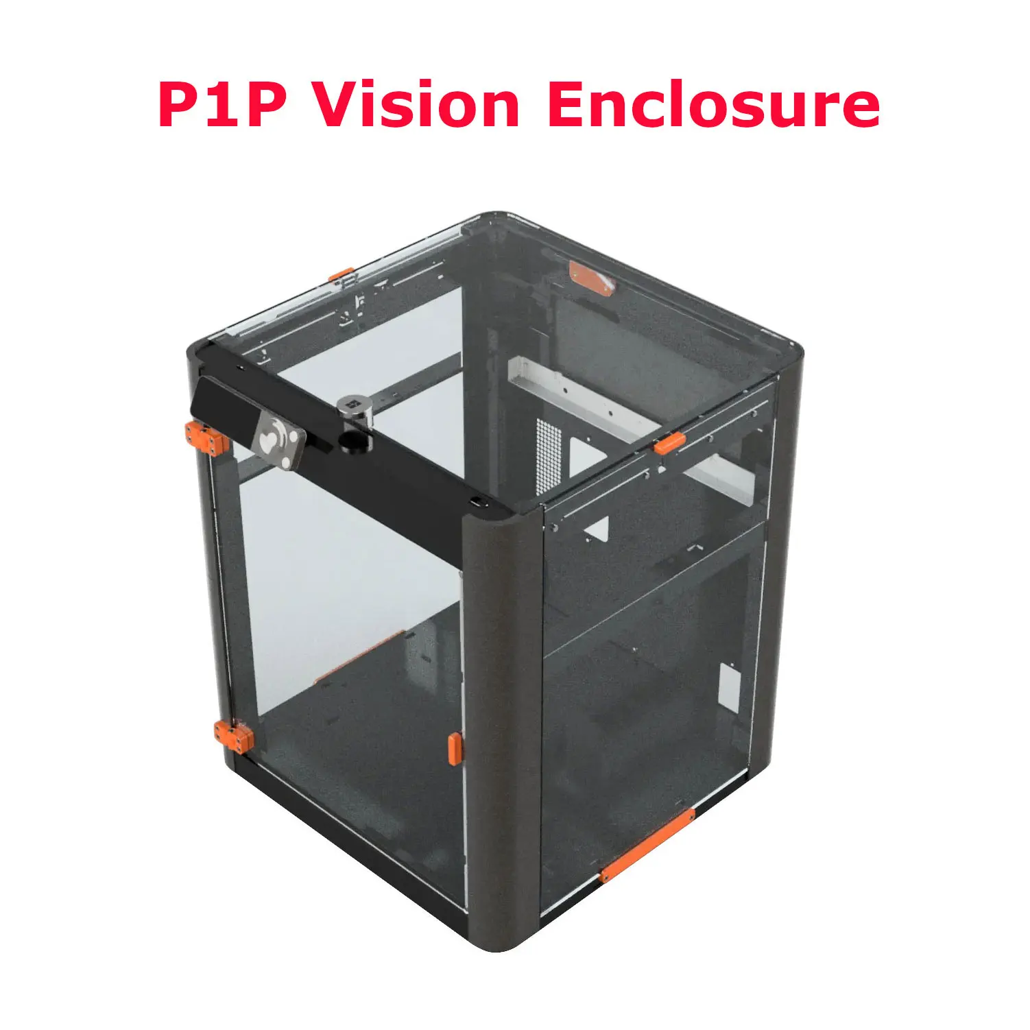Blurolls Bambu Lab P1P Vision Enclosure High Visibility Kit Front Rear ...