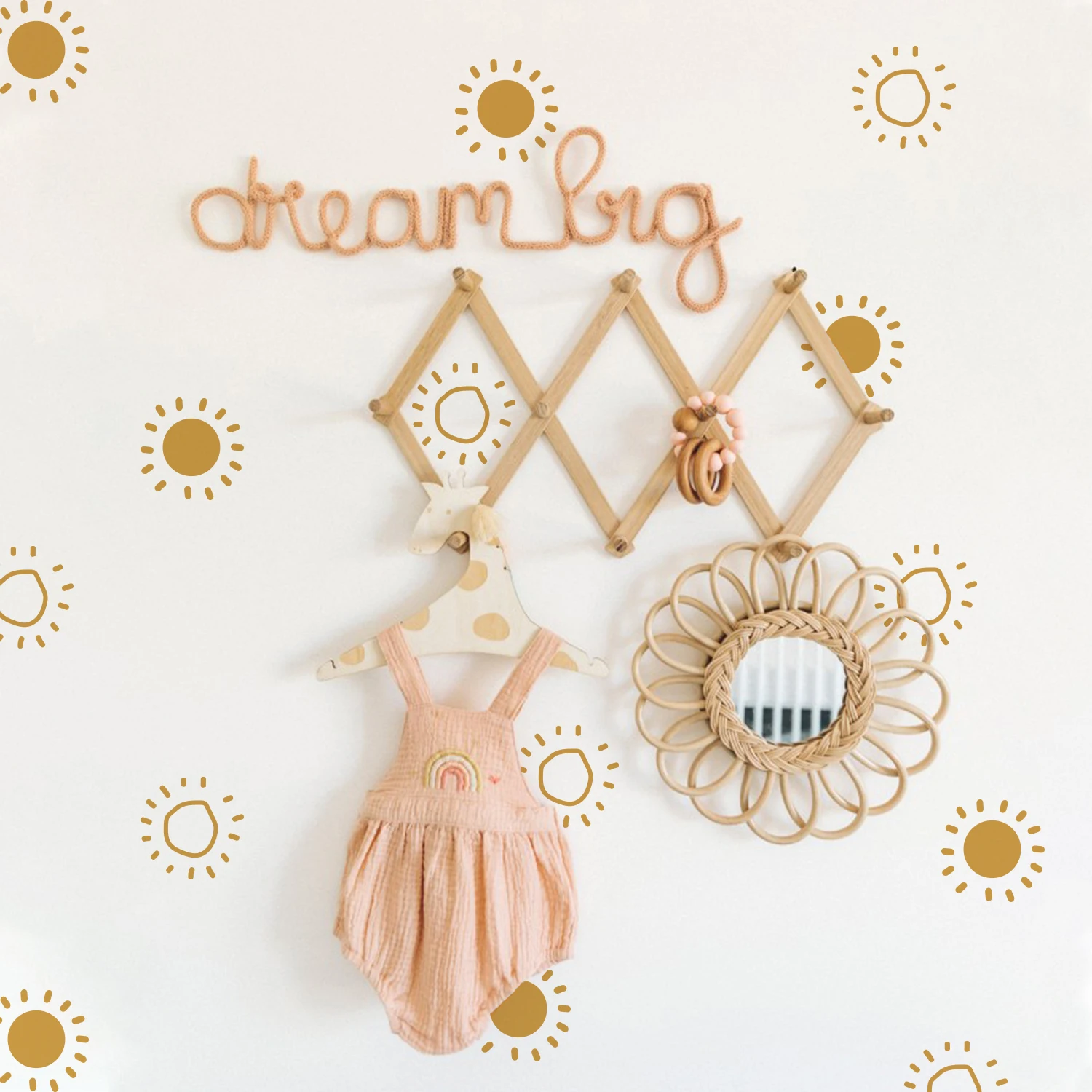 Boho Cartoon Sunshine Wall Stickers: The Ultimate Sunshine Room Decor ...