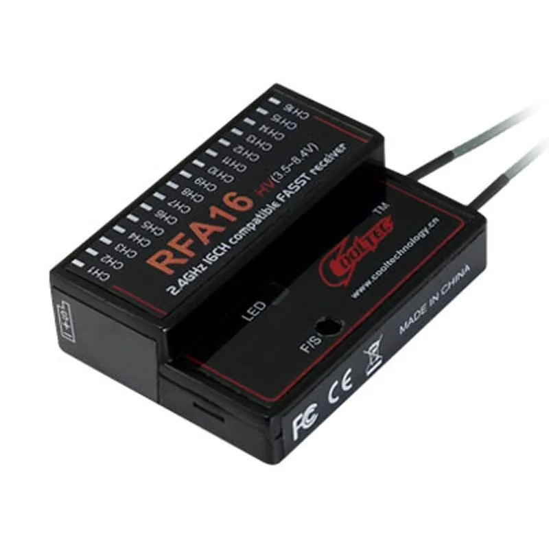 Cooltech Rfa16 16ch Futaba Fasst Compatible Receiver For 6ex 7c 8fg ...