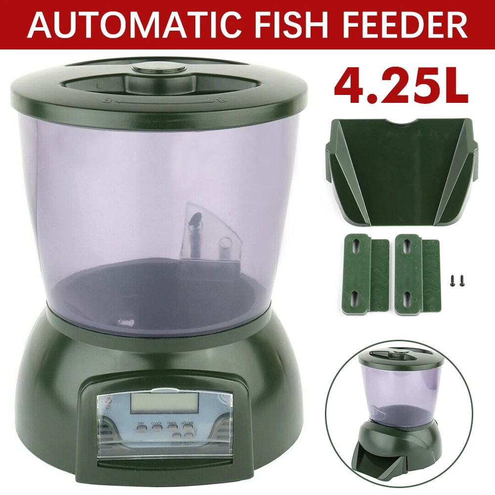 Automatic-Fish-Feeder-4-25L-Digital-LCD-Tank-Pond-Fish-Food-Timer ...