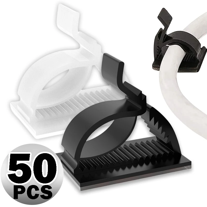 Adjustable-Cable-Management-Clips-Adhesive-Organizers-Sticky-Wire-Clips ...