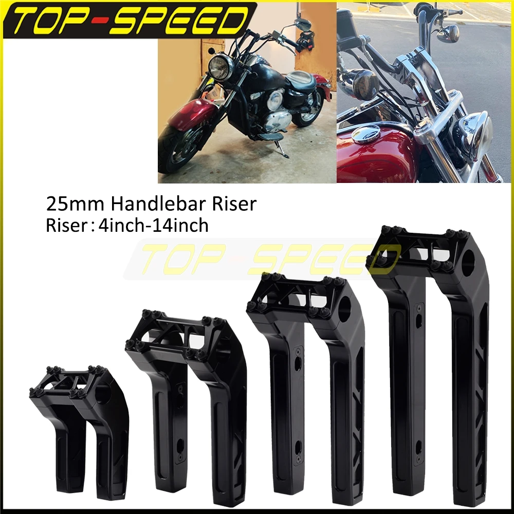 Cafe-Racer-4-14-Club-Thug-Style-Pullback-Handlebar-Riser-For-Harley ...