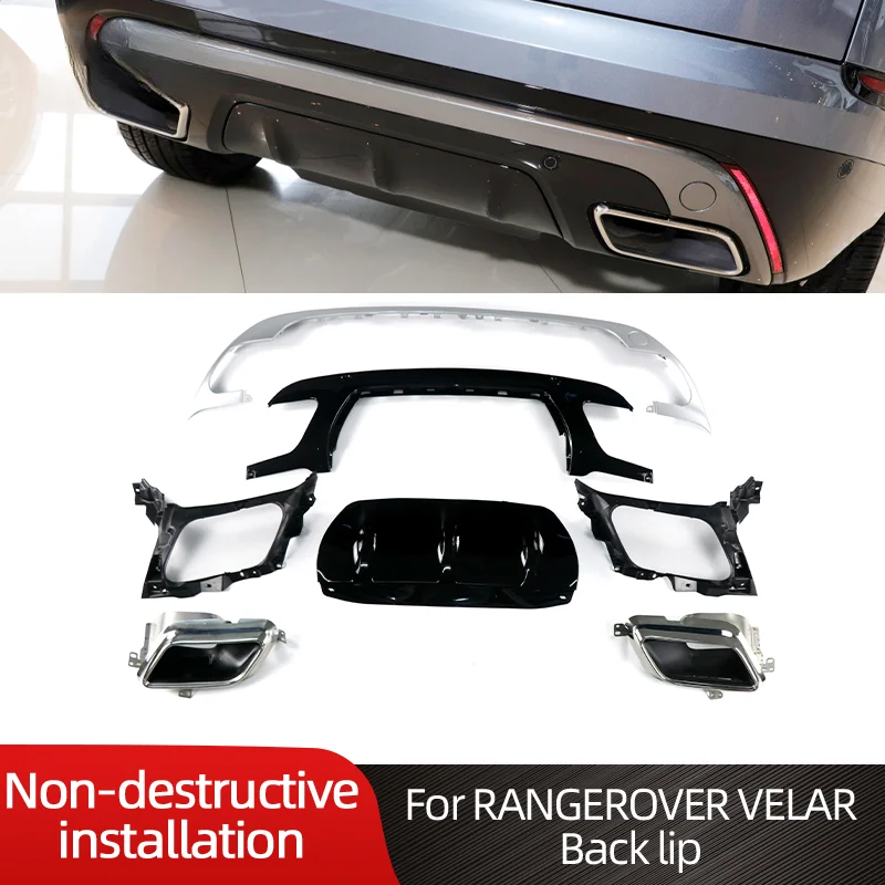Car-Rear-Bumper-Diffuser-Kits-For-Land-Rover-Range-Rover-Velar-17-21 ...