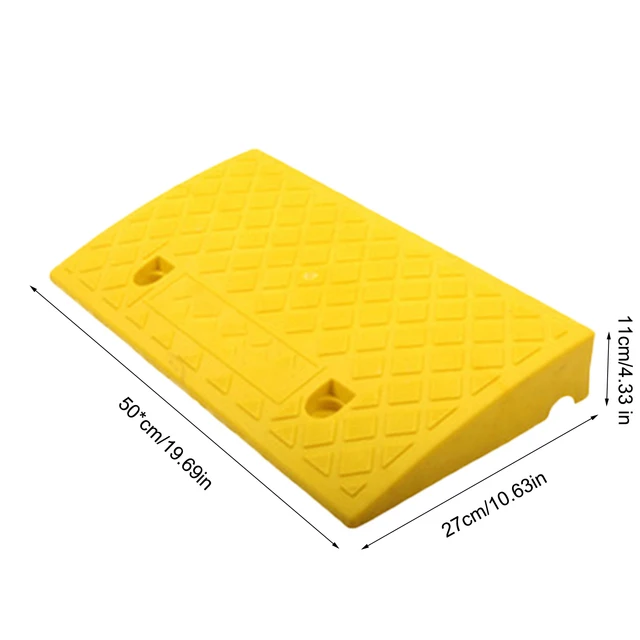 Portable Lightweight Curb Ramps Heavy Duty Plastics Curb Threshold Ramp ...
