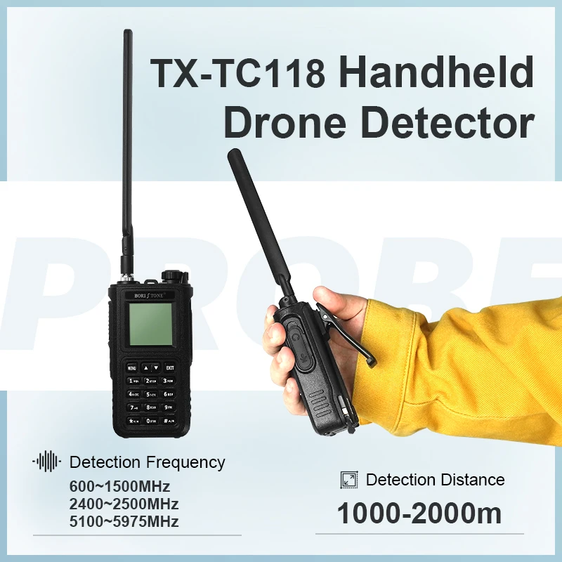 FPV-Detector-Device-Detect-300M-6GHZ-Frequency-Drone-Detector-Support ...