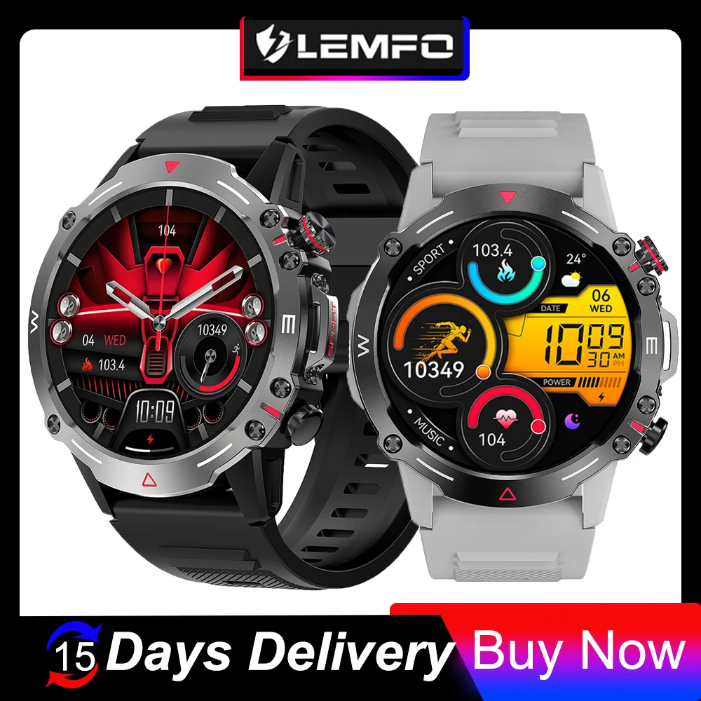 LEMFO-HK87-AMOLED-Smart-Watch-Men-Bluetooth-Call-1-43inch-Full-Touch ...