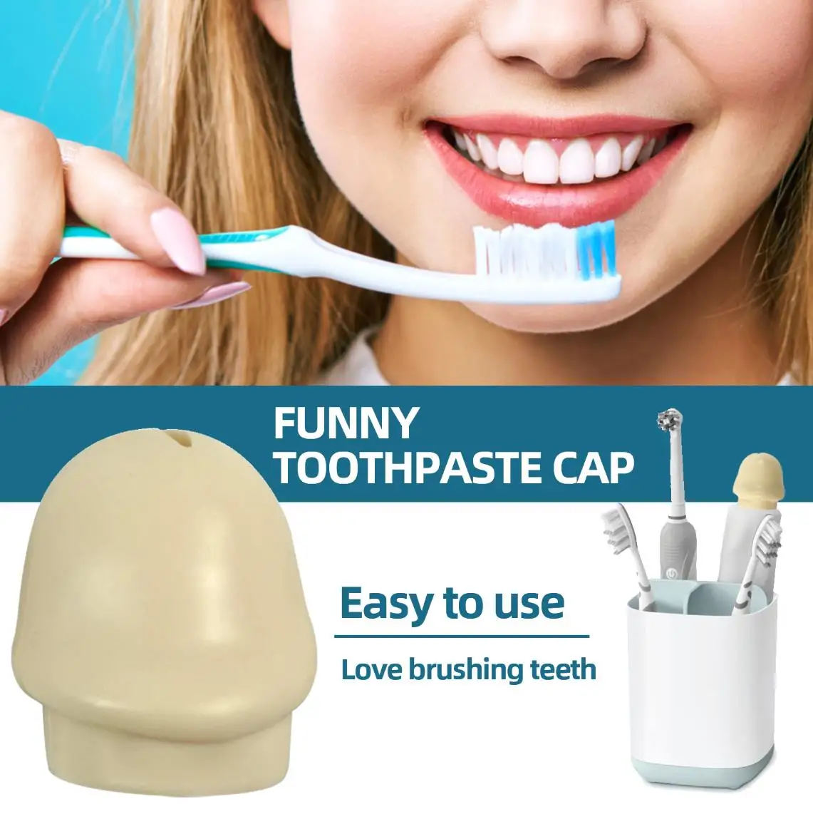 Fun Nozzle for Toothpaste 3D Cap for Toothpaste Dispenser Fun ...
