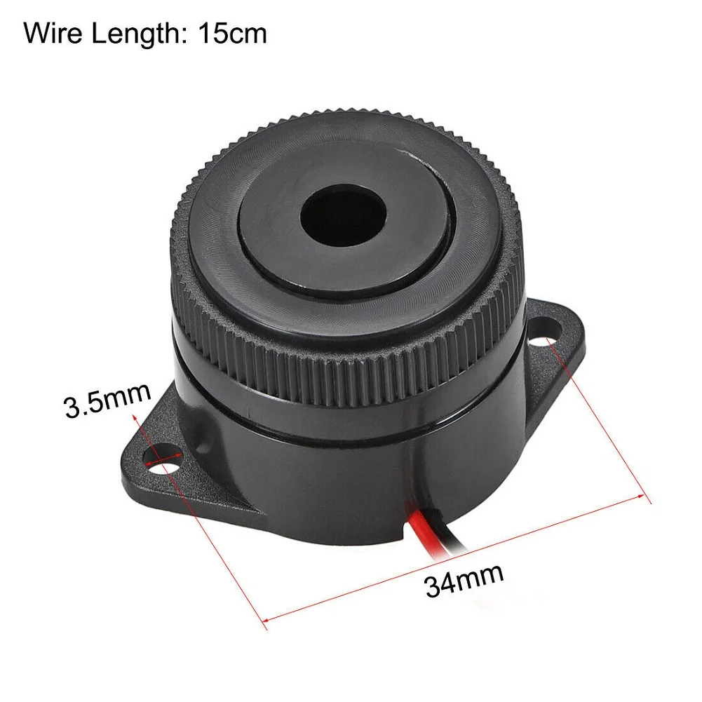 Car-Active-Electronic-Buzzer-Alarm-Sounder-Continuous-90dB-Beep ...