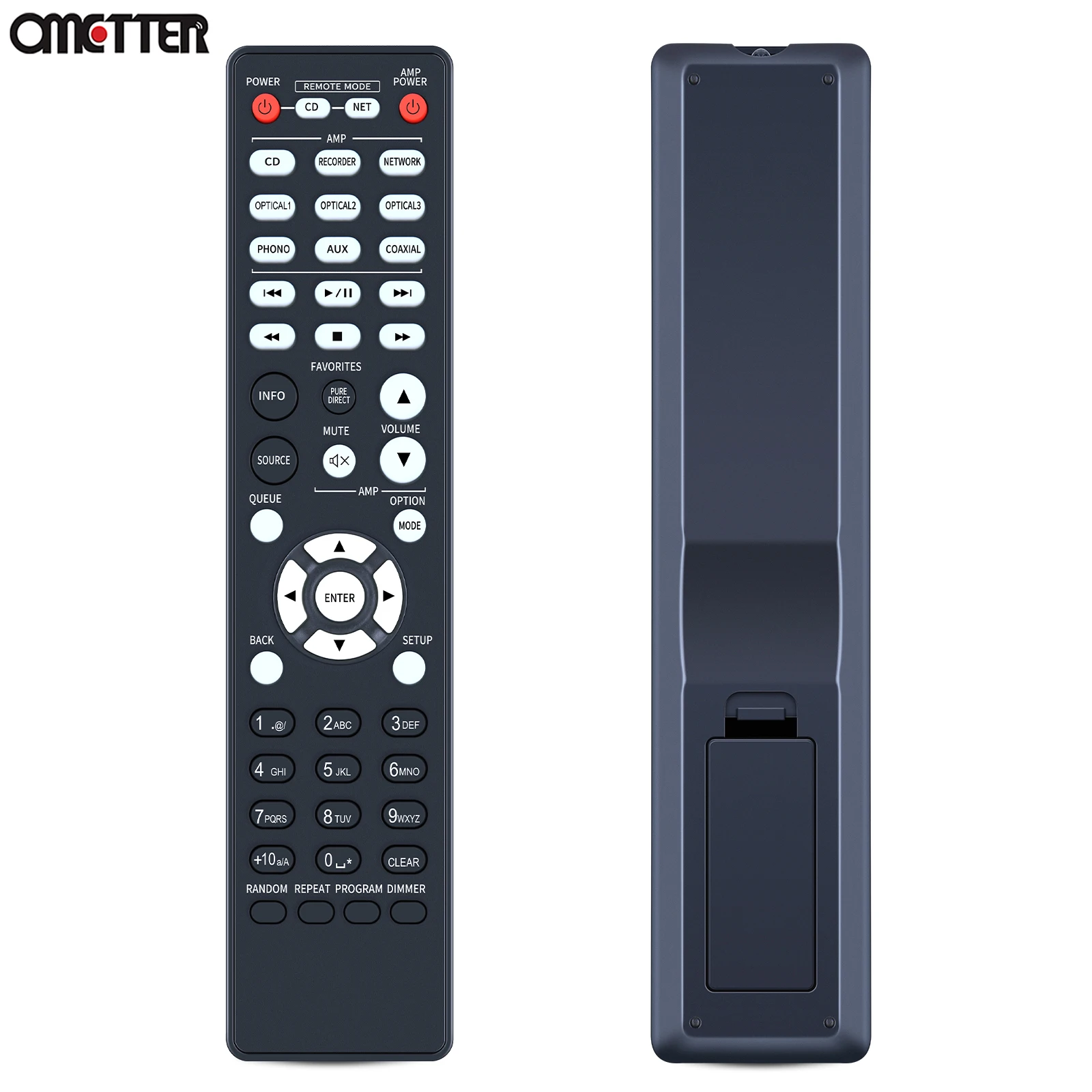 New RC-1223 Remote Control For Denon Stereo Amplifier DCD-800NE PMA ...