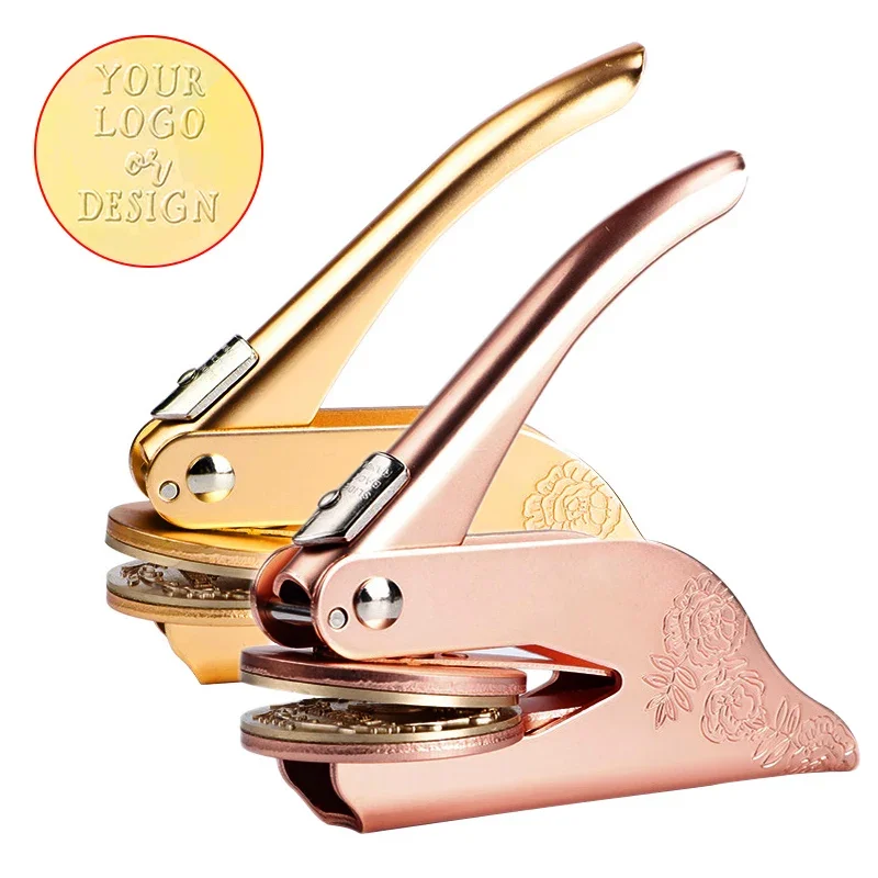 Embossing Seal Stamps Logo Customization Company Personalized Embossed ...