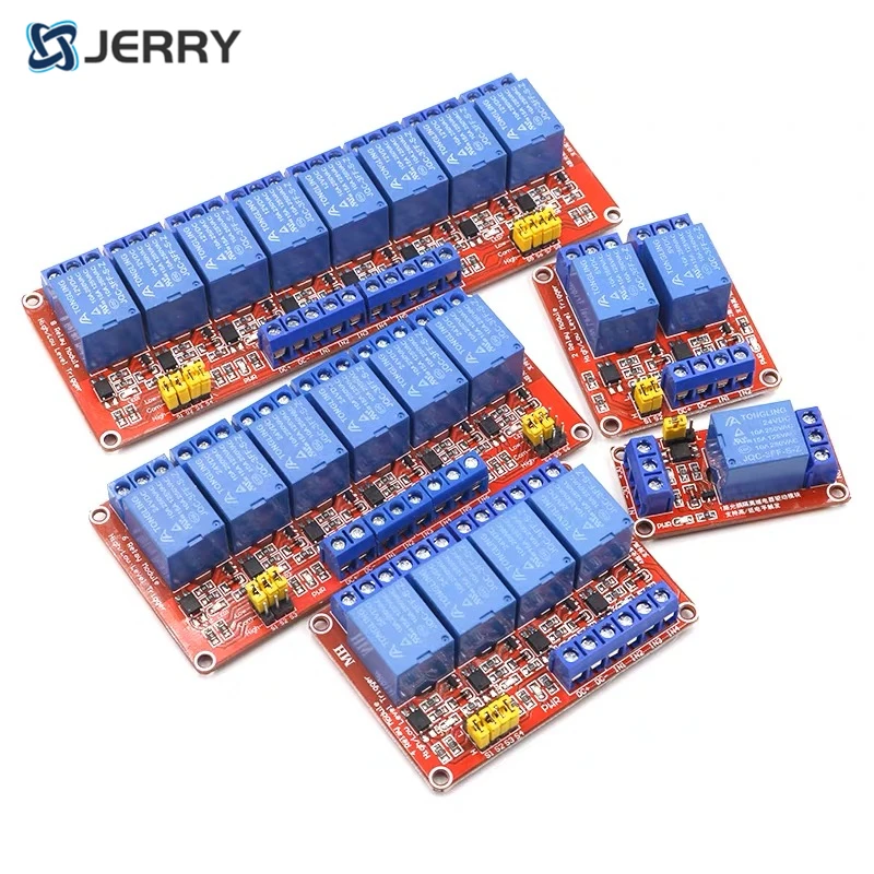 1 2 4 8 Channel 5V 12V Relay Module Board Shield With Optocoupler ...