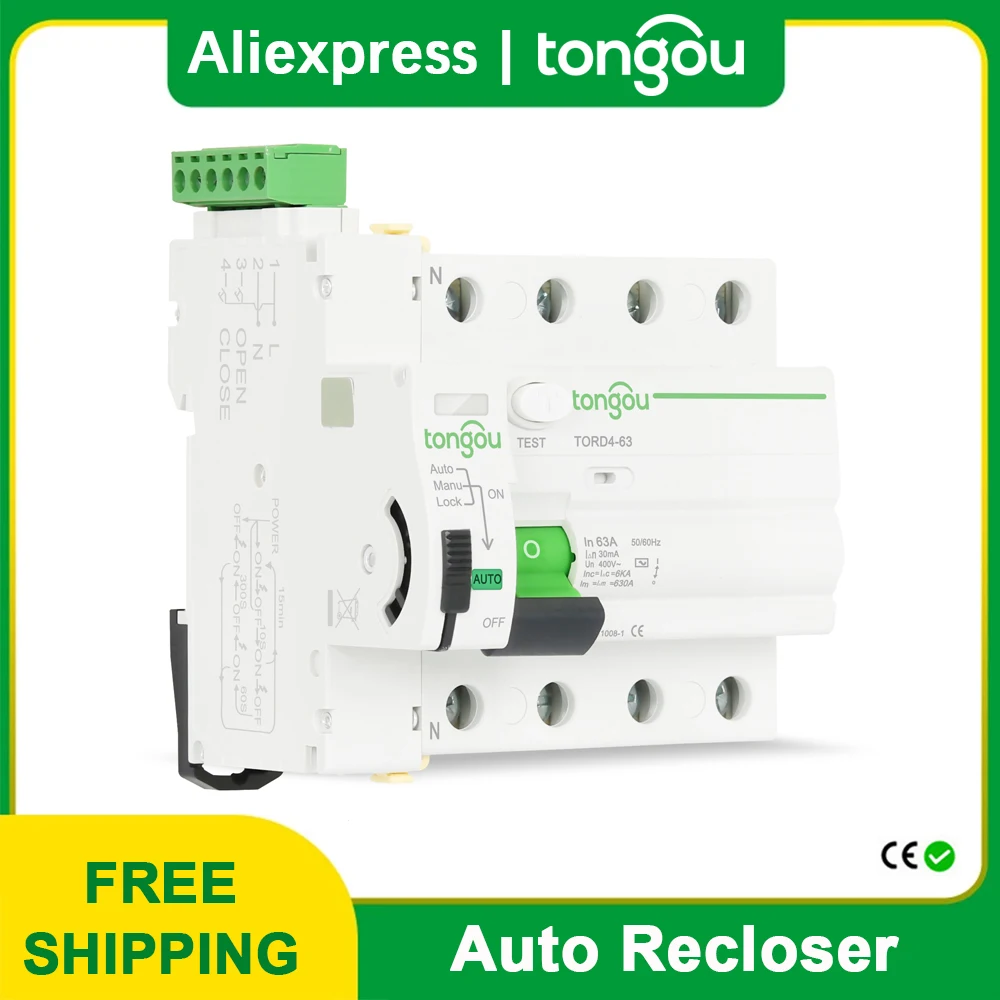 Tipo-rcd-rccb-interruptor-diferencial-autom-tico-esperto-4p-400v-6ka ...