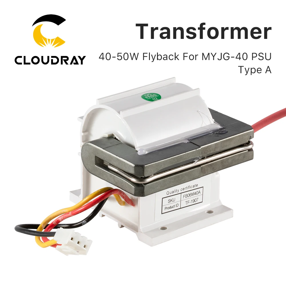 Cloudray-40-50W-High-Voltage-Flyback-Transformer-Model-A-for-CO2-Laser ...