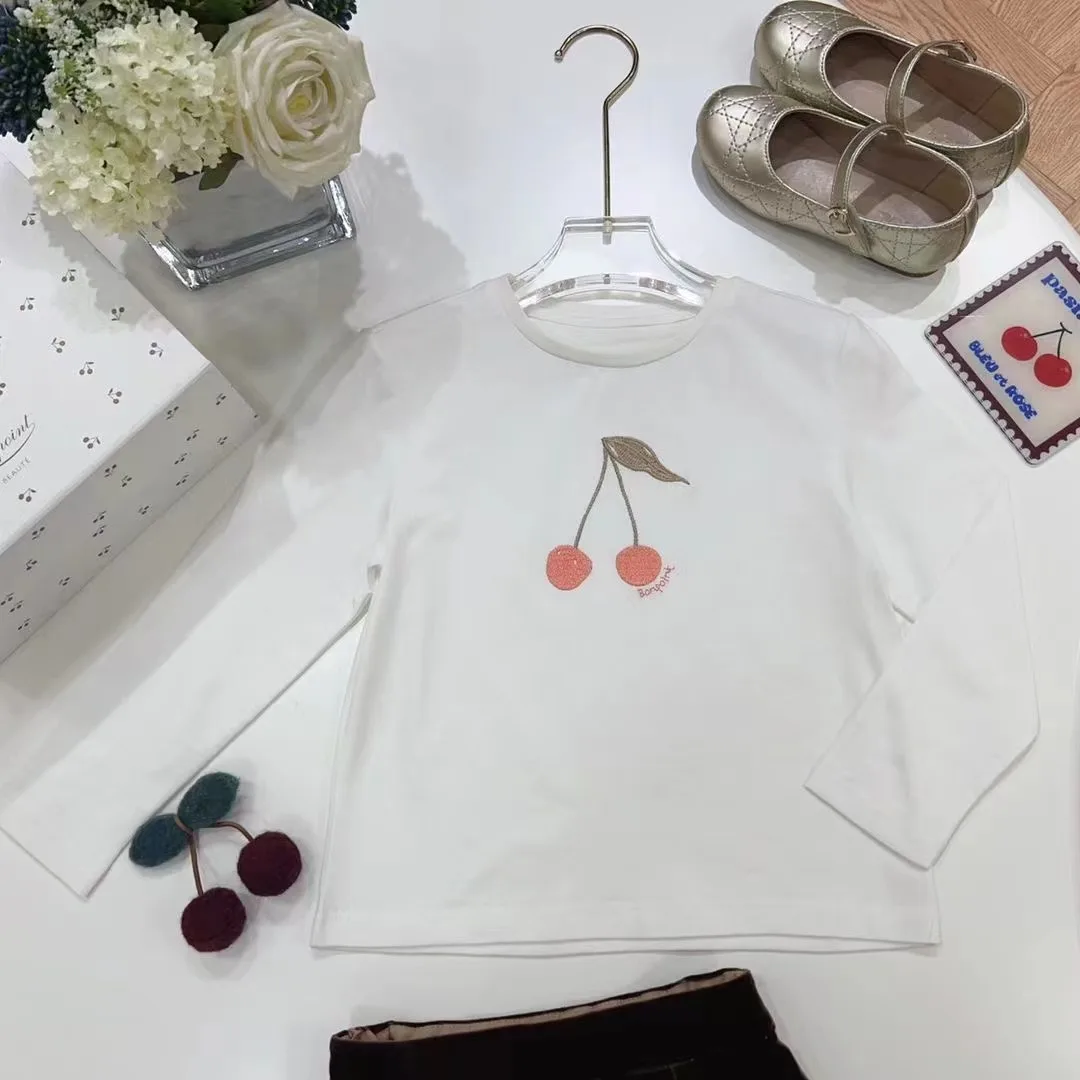 In-stock-2023-BP-New-Autumn-White-Long-Sleeves-Cherry-Shirt-for-Kids ...