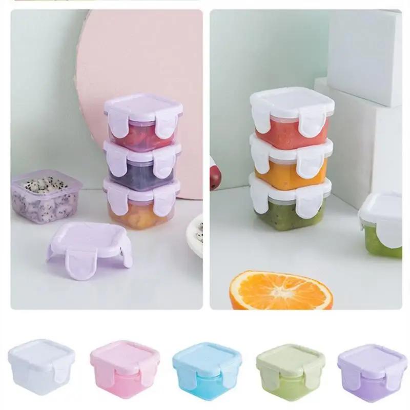 Mini-Food-grade-Thickened-Sealed-Fresh-Box-60ml-Portable-Baby-Food ...