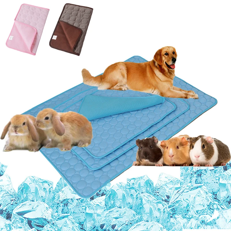 Soft-Small-Animal-Summer-Cooling-Mat-Breathable-Cushion-Bed-Guinea-Pig ...