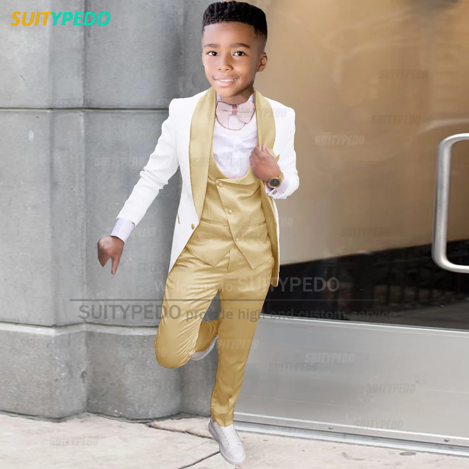 Classic Satin Suit Sets For Boys Piano Performance Formal Outfits ...