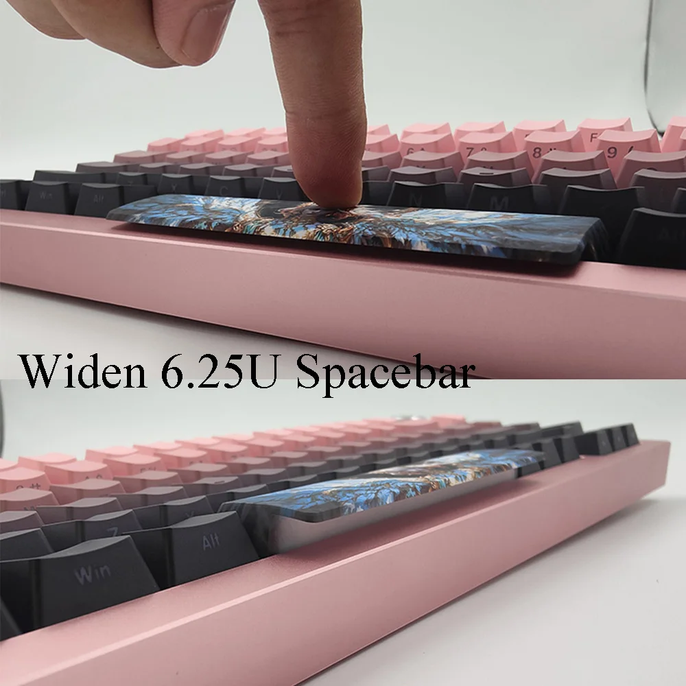 Custom-Widen-6-25U-Spacebar-PBT-Keycaps-Personalize-Spacebar-Caps-for-Cross-Switch-Mechanical ...