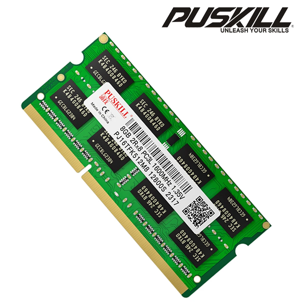 PUSKILL-Sodimm-Memory-DDR3L-8GB-1600MHZ-1-35V-12800S-for-Laptop-Memoria ...