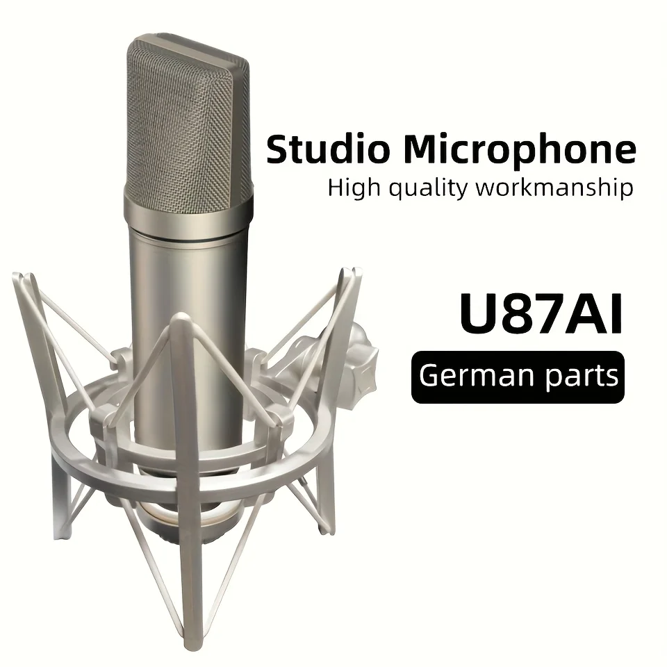 U87Ai Microphone PC gaming Professional Vocal recording Studio Audio ...