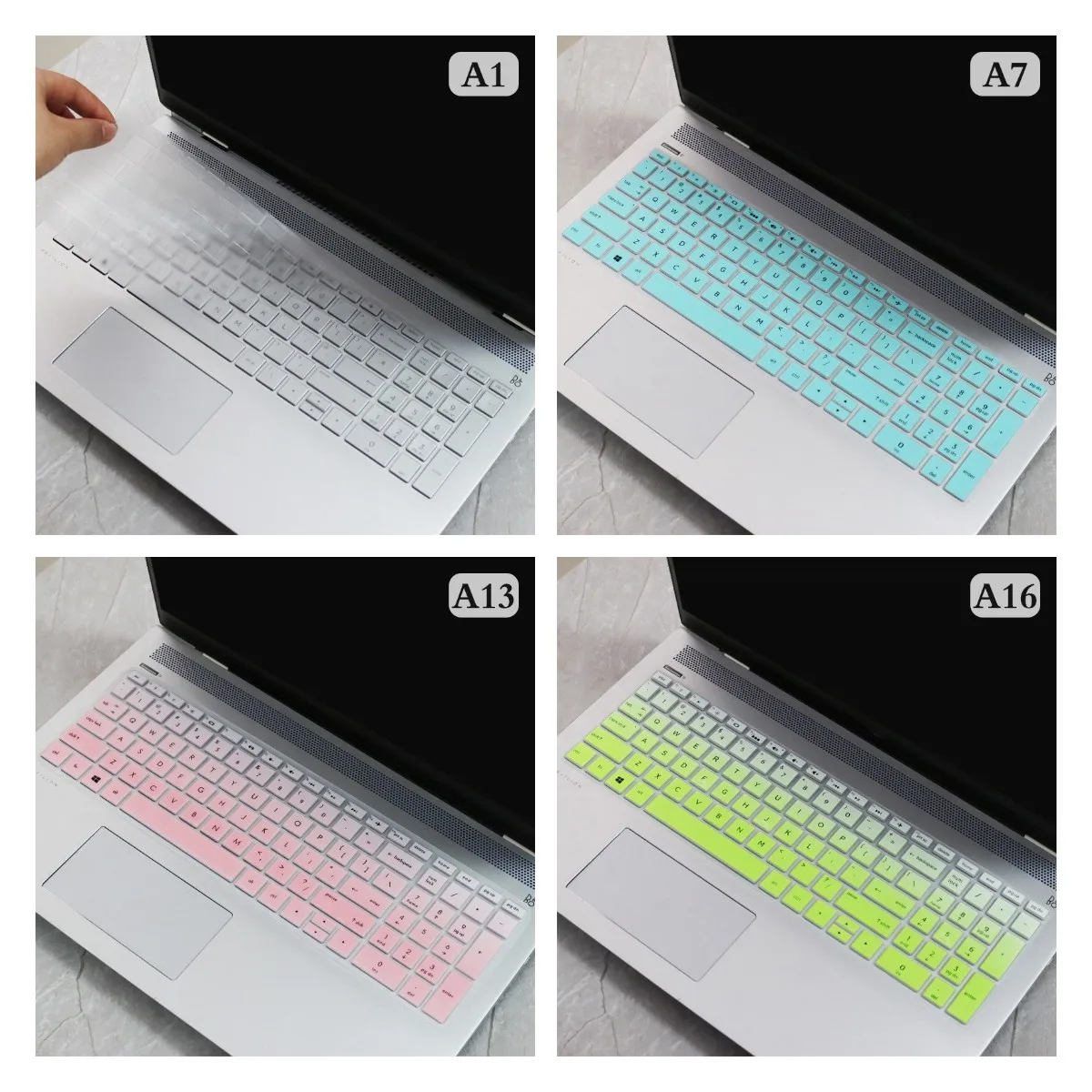 1PC-Silicone-Keyboard-Protector-For-HP-Star-15-Series-Keyboard-Film ...