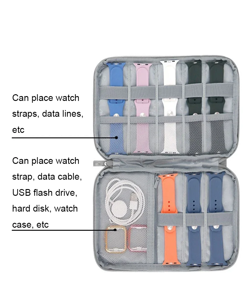 watchband-box-for-Apple-Watch-strap-case-data-cable-Travel-smart-watch ...