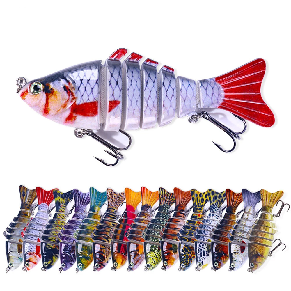 Multi-Jointed-Swimbait-Trout-Eel-Fishing-Lures-10mm-15g-Minnow-Wobblers ...