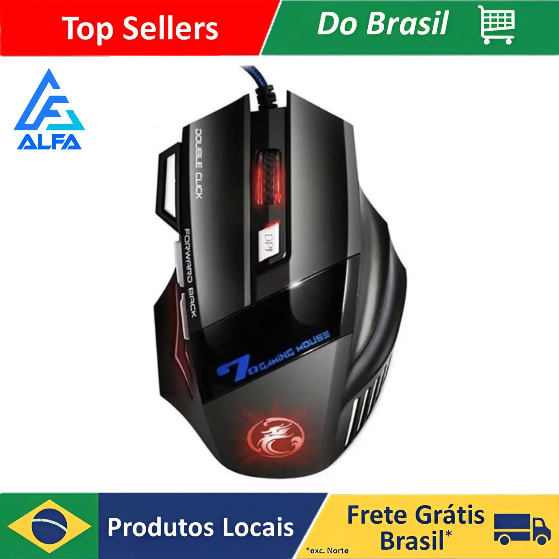 Mouse-gamer-laser-x7-3200dpi-original-kapbom-led-usb-7-bot-es ...