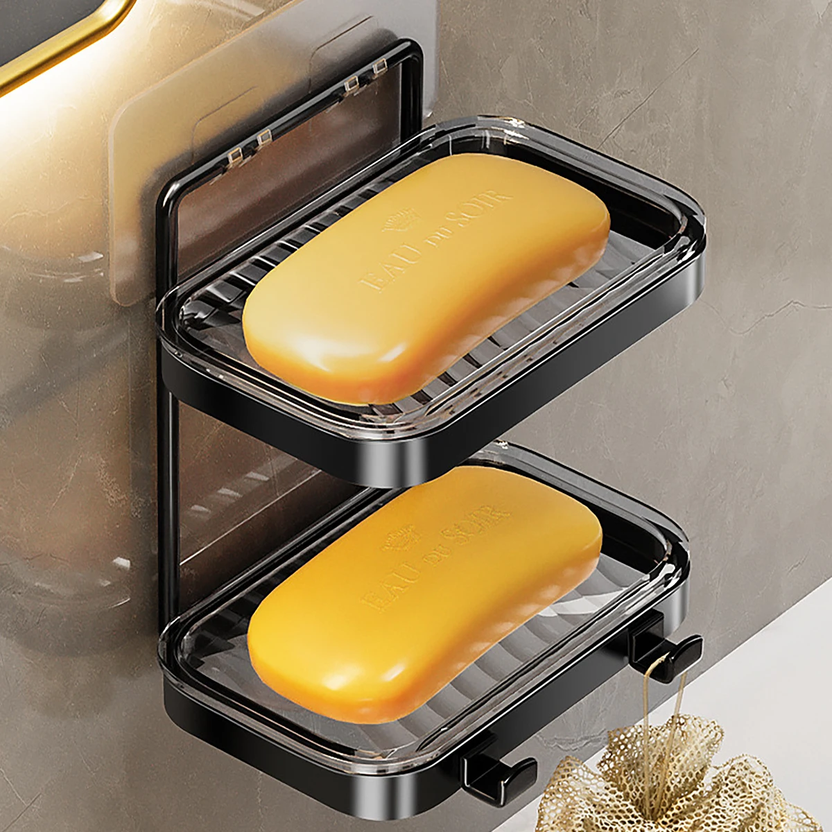 Space-Aluminum-Bathroom-Soap-Box-No-drill-Storage-Rack-Bathroom-Soap ...