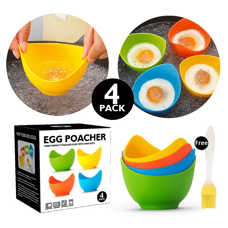 Silicone-Egg-Poacher-Poaching-Pods-Pan-Mould-Heat-resistant-Egg-Mold ...