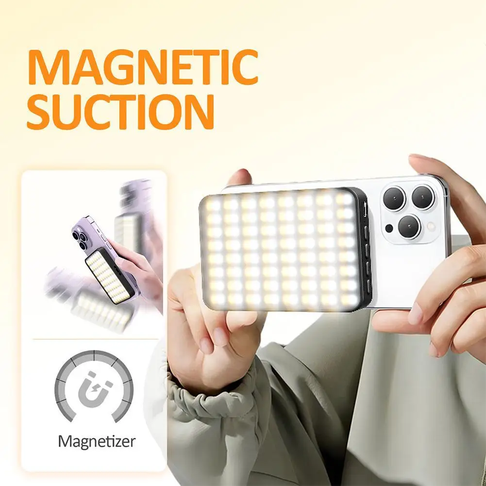 Magnetic-Fill-Light-Rechargeable-LED-Selfie-Light-For-Phone-IPad ...